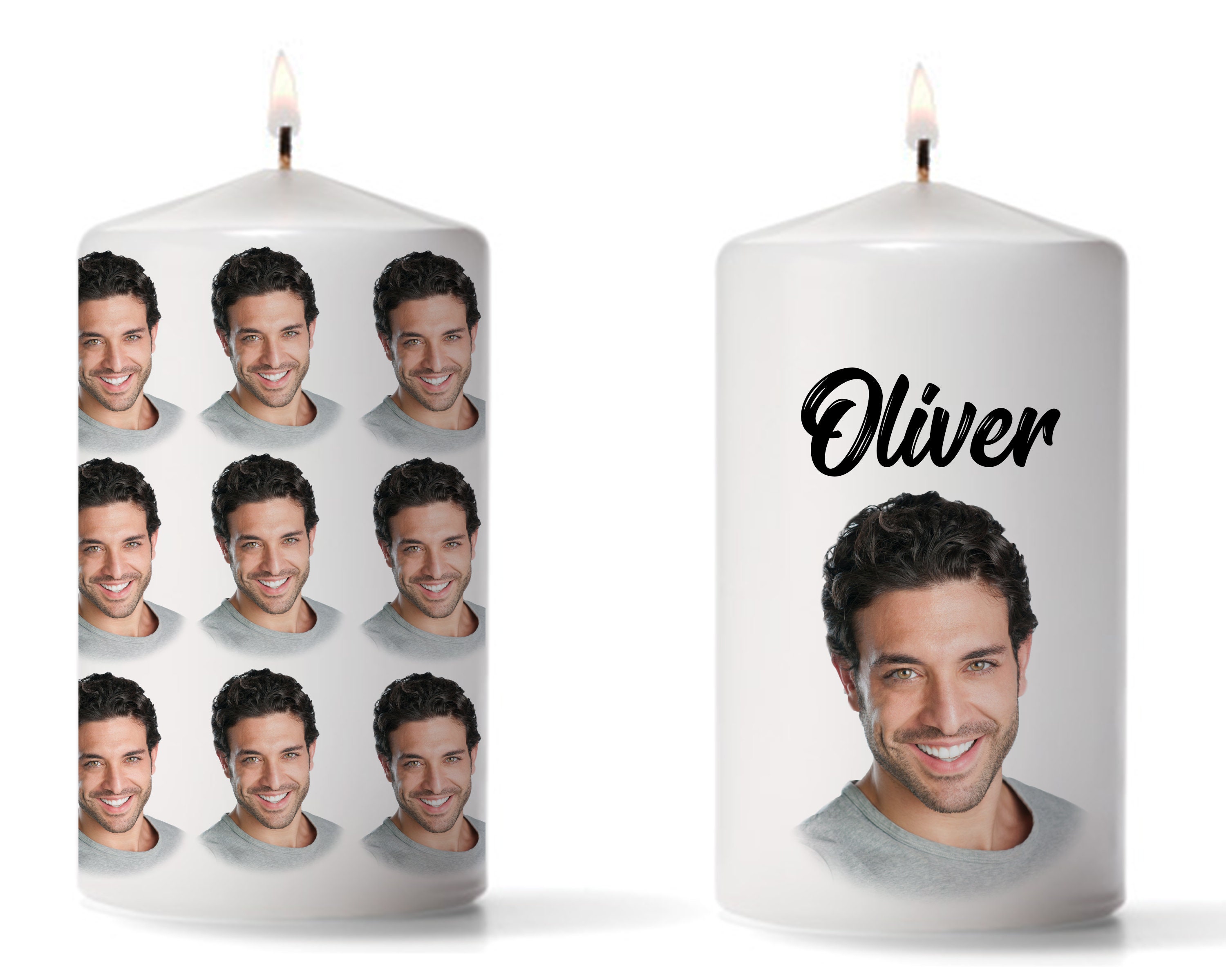 Custom Candle With Photo Personalized Candle Face Candle - Etsy