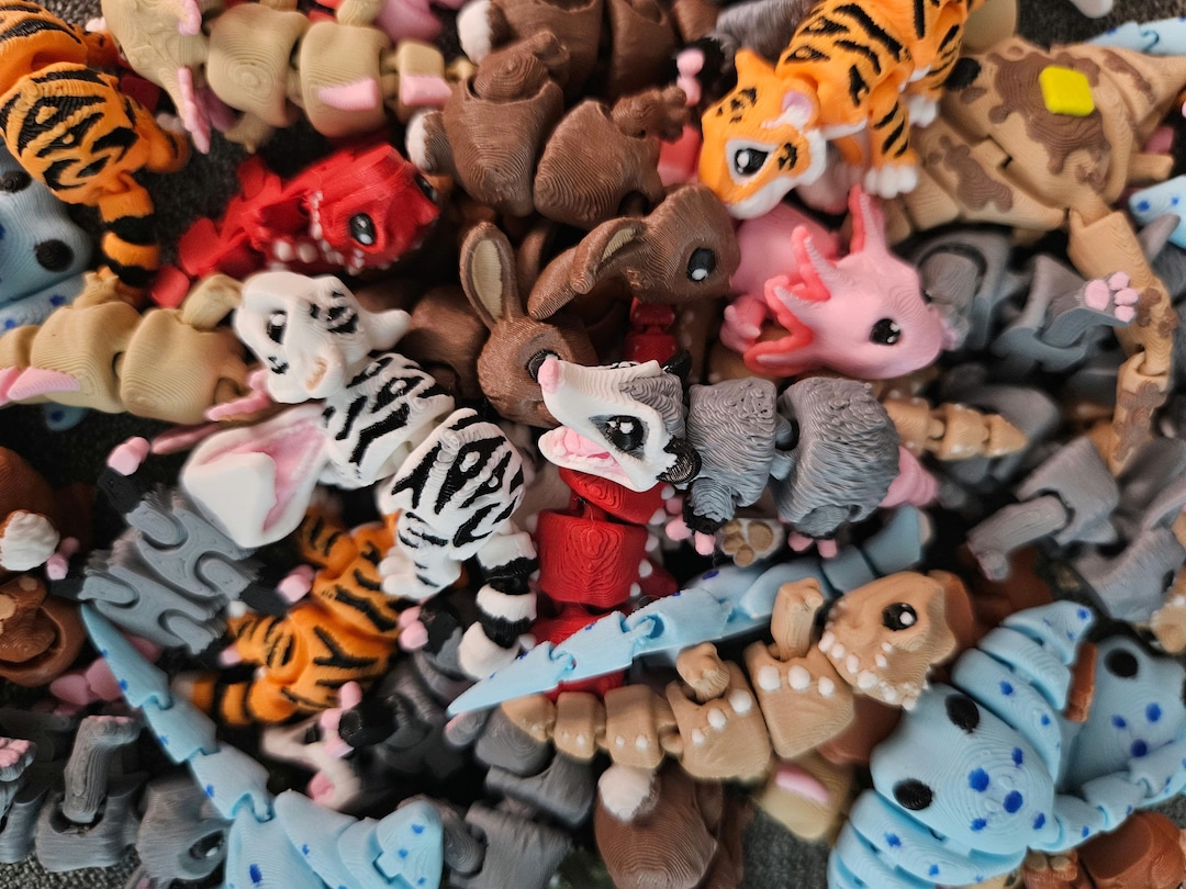 RANDOM Packs of Detailed Pocket Pets | 0.8-1.5in | 3D Printed Mini ...