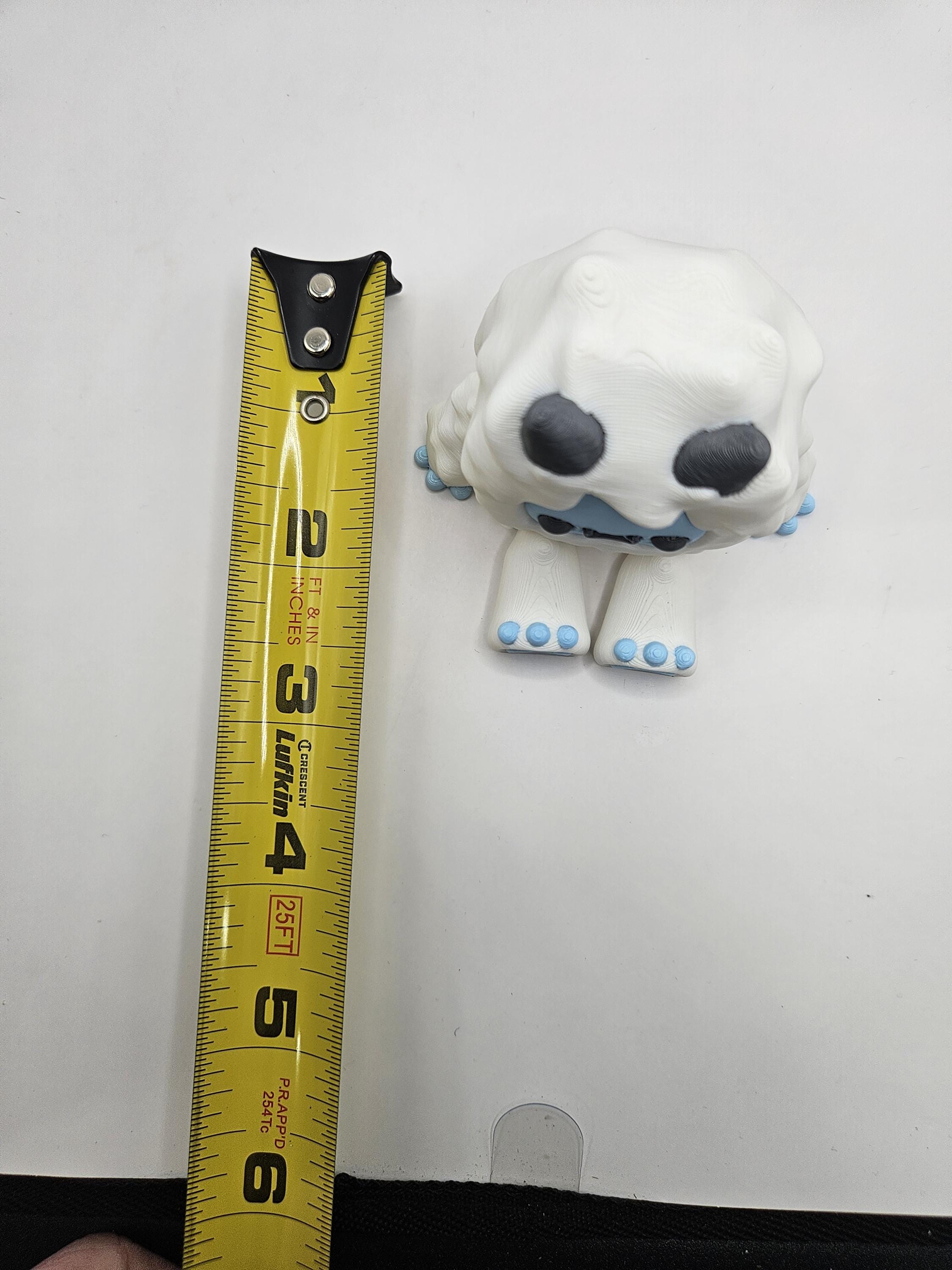 Yeti - Abominable Snowman | 3D Printed Articulating Flexi Fidget - Etsy