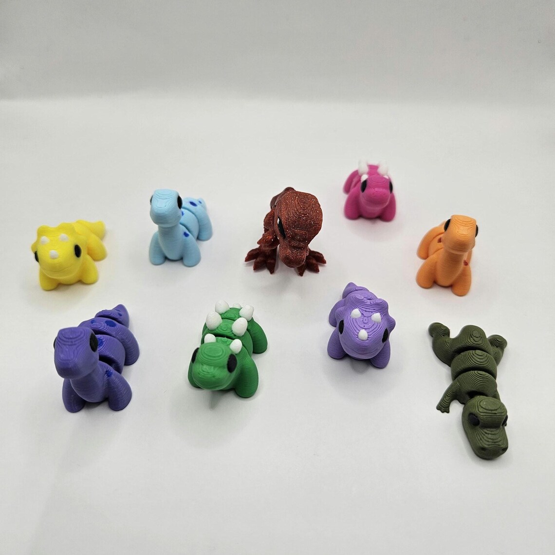 Dinosaur Pocket Pet Add Ons | 1.25-2 Inches | 3D Printed Articulating ...
