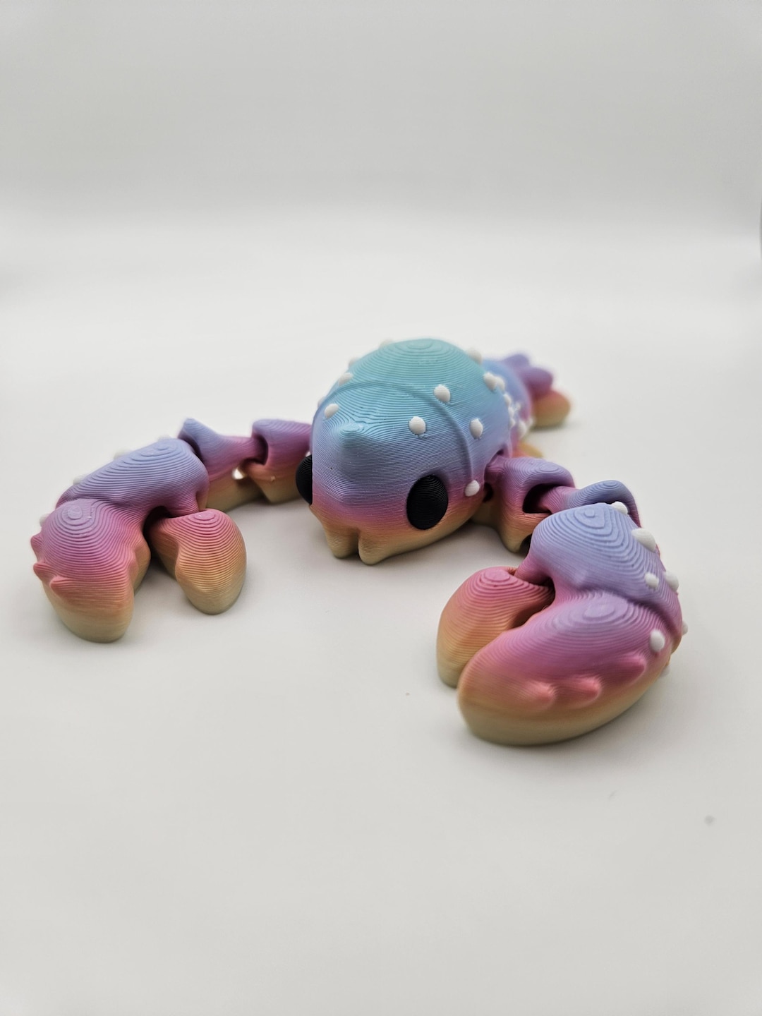 Rainbow Lobster | 3D Printed Articulating Flexi Fidget - Etsy