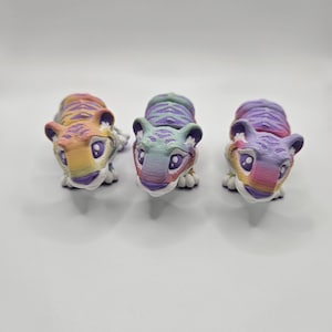 Rainbow Tiger | 3D Printed Articulating Flexi Fidget - Etsy