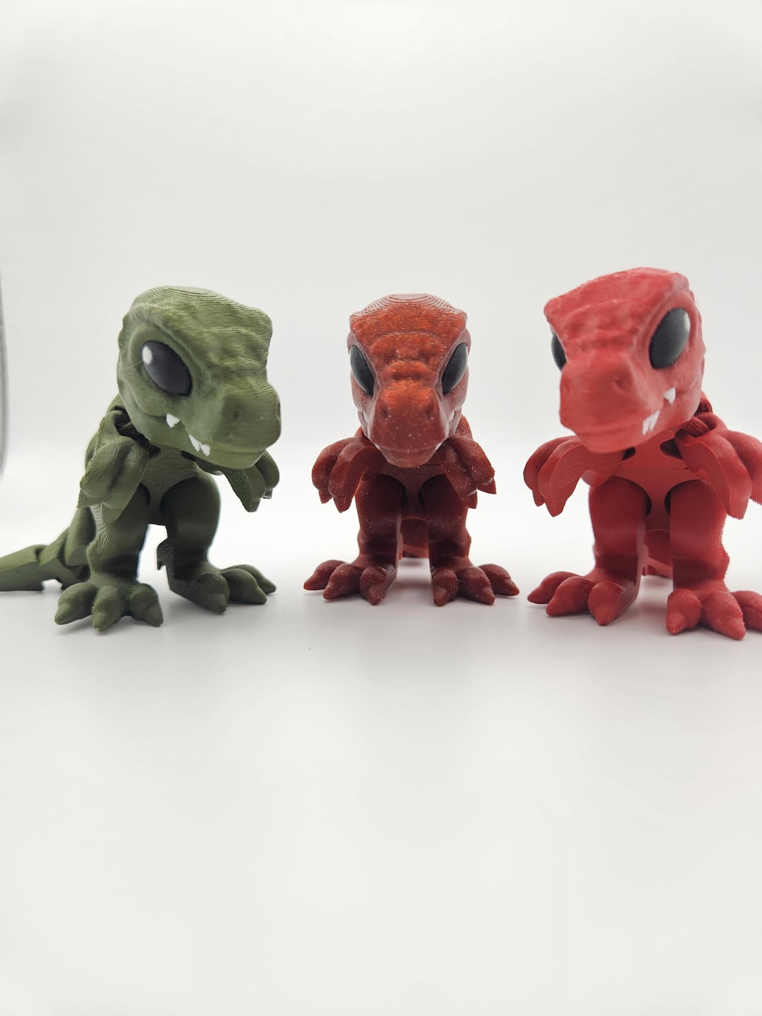 T-rex Dinosaur | 3D Printed Articulating Flexi Fidget - Etsy