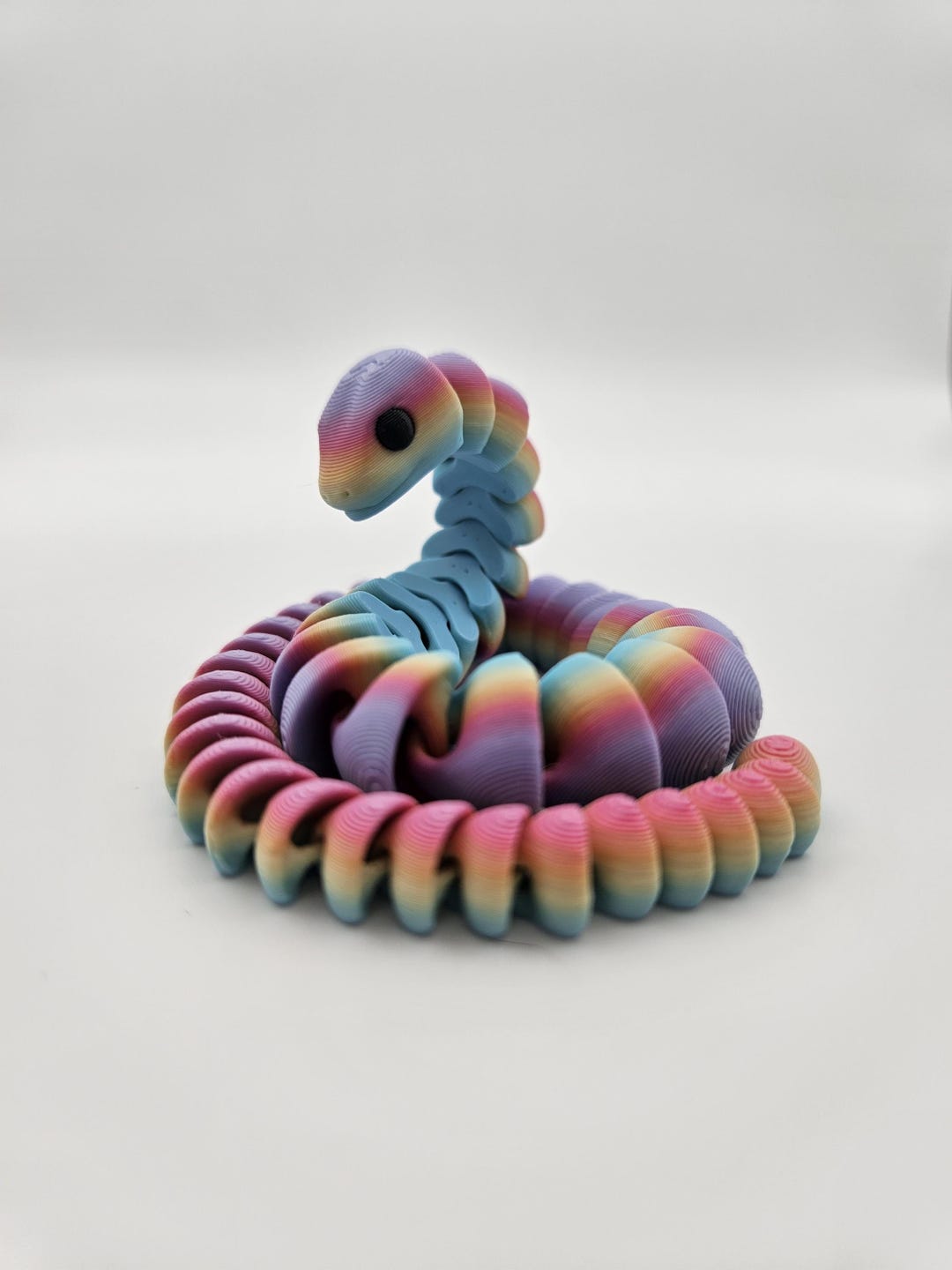 Rainbow Snake | 3D Printed Articulating Flexi Fidget - Etsy