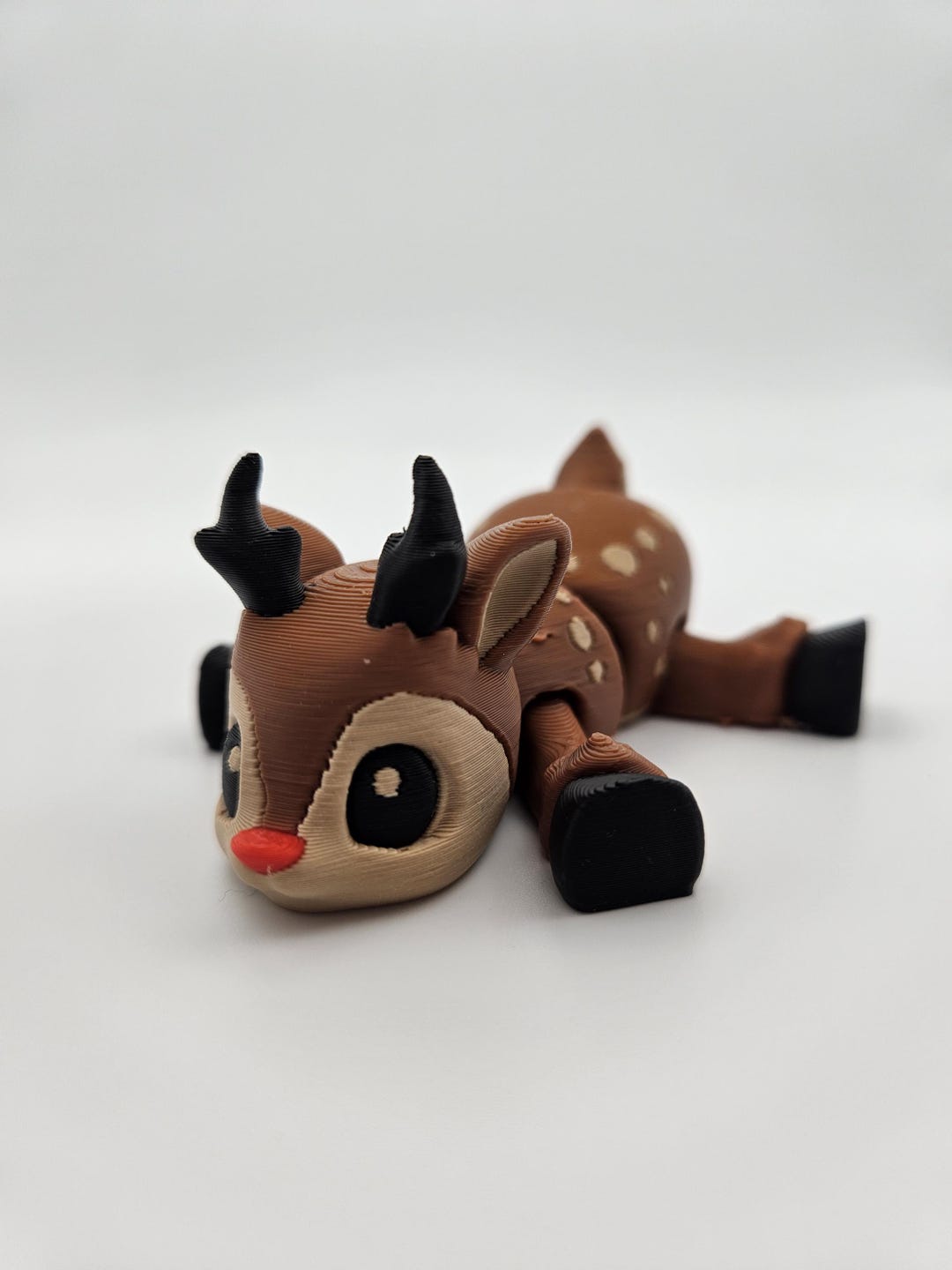 Reindeer | 3D Printed Articulating Flexi Fidget - Etsy
