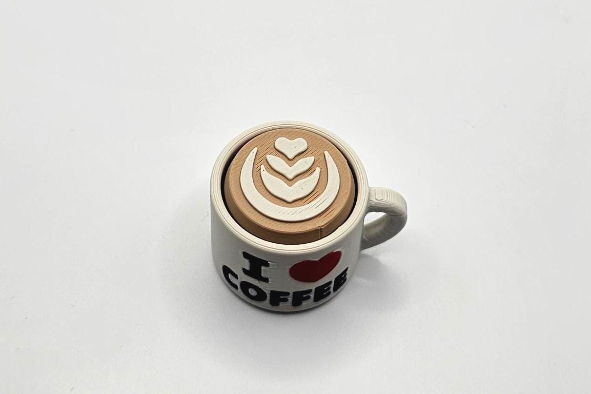 I LOVE COFFEE Clicker | 3D Printed Fidget Clicker - Etsy
