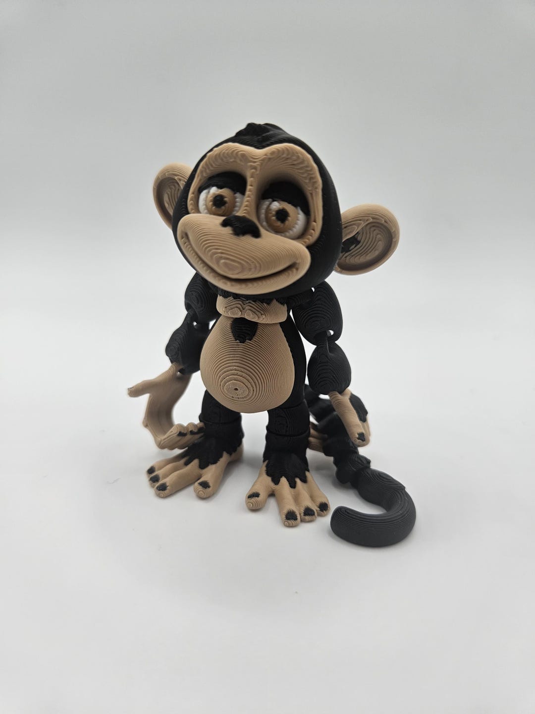 Monkey | 3D Printed Articulating Flexi Fidget - Etsy
