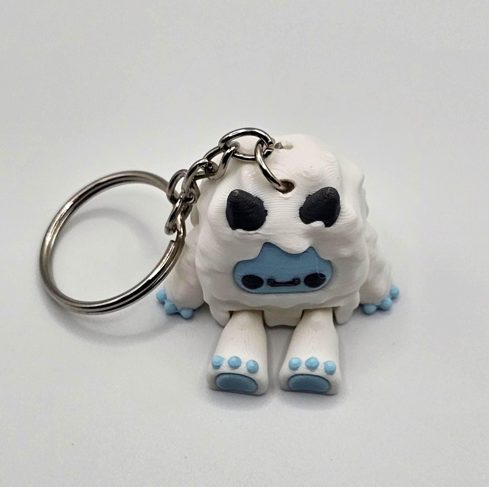 Yeti Keychain | 3D Printed Fidget - Etsy