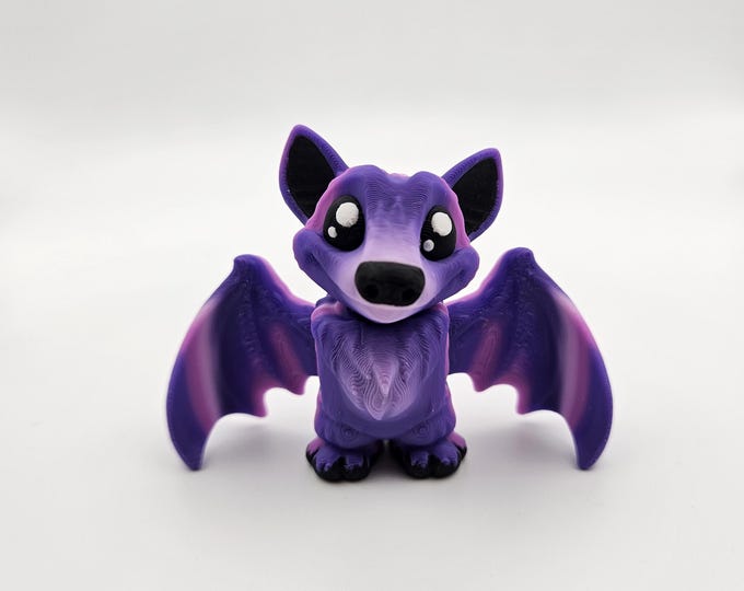 Fruit Bat | 3D Printed Articulating Flexi Fidget - Etsy