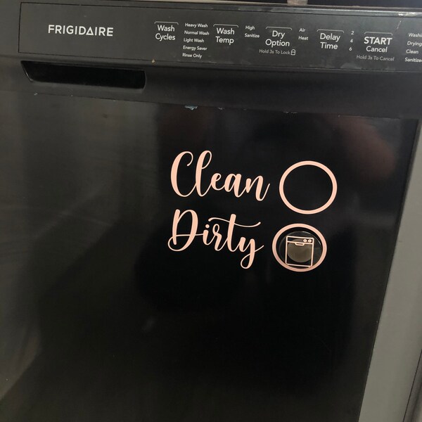 Dishwasher Magnet Clean Dirty - Etsy