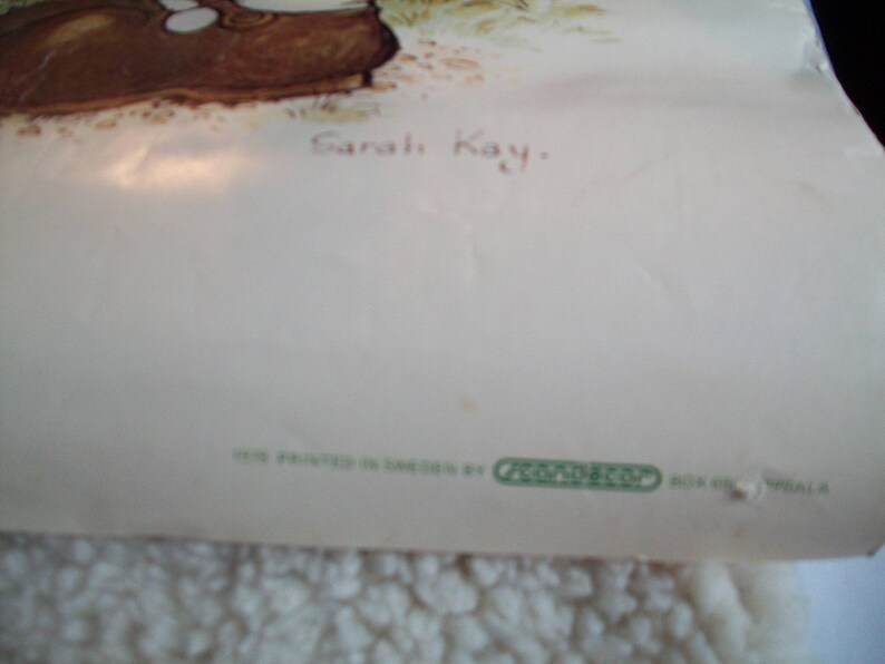 Unusual Vintage Sarah Kay Poster Six Fingers Child Poster, Vintage Use ...