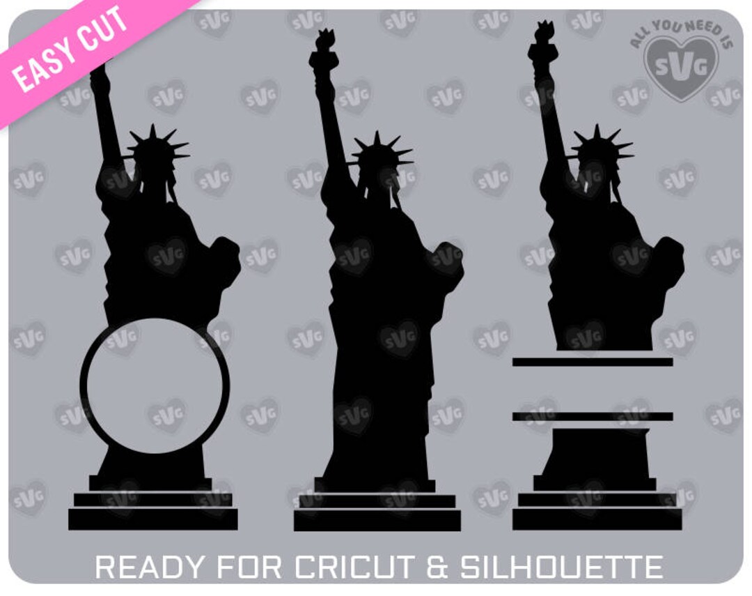 SVG STATUE of LIBERTY Svg for Cutting Machines (cricut, Silhouette ...