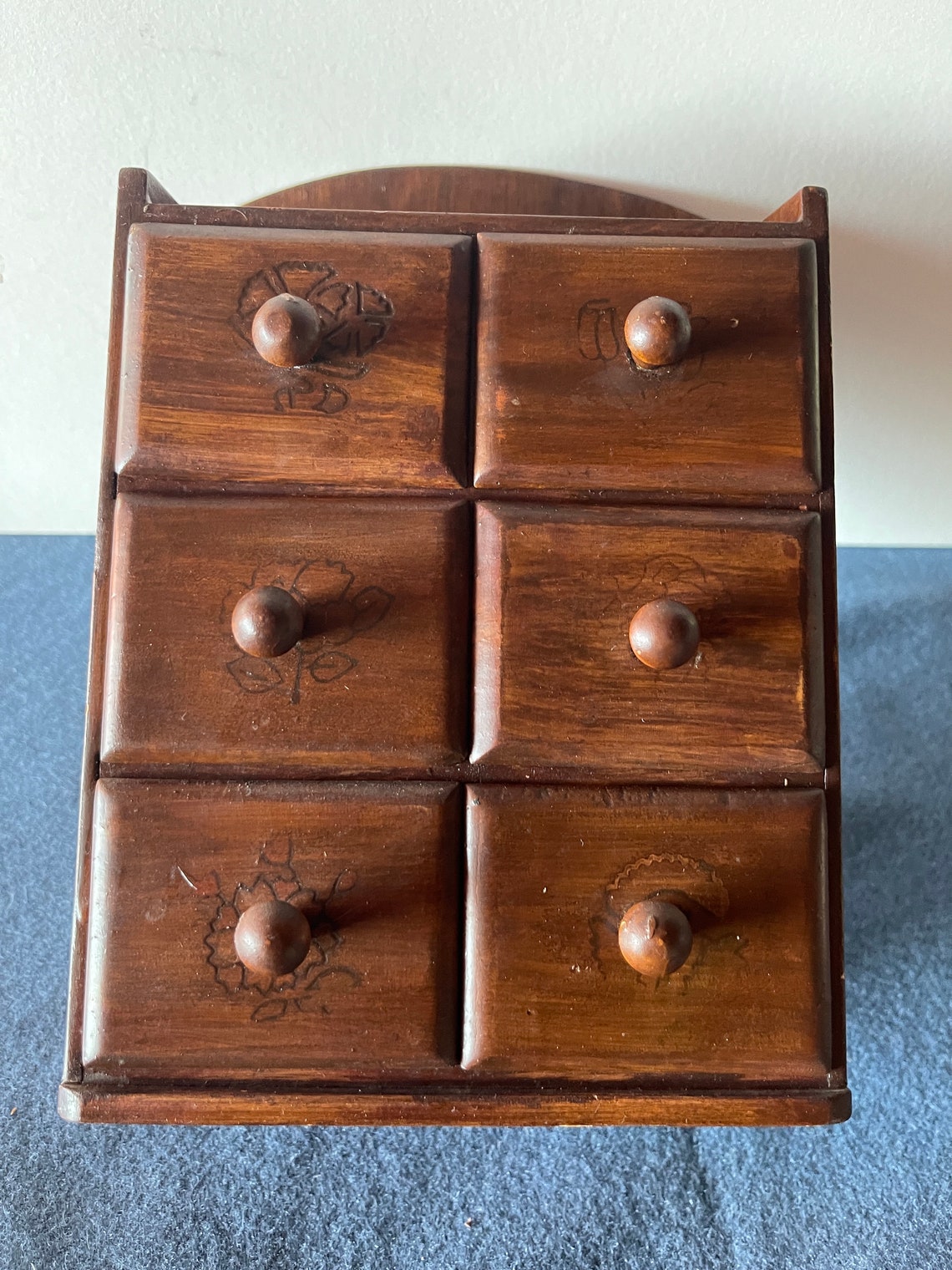 Vintage Wooden Small Drawers - Etsy