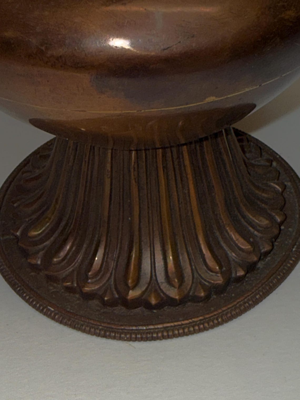 Antique Tibetan Bumpa Buddhist Ritual Prayer Copper Brass Fat Lamp 19th ...