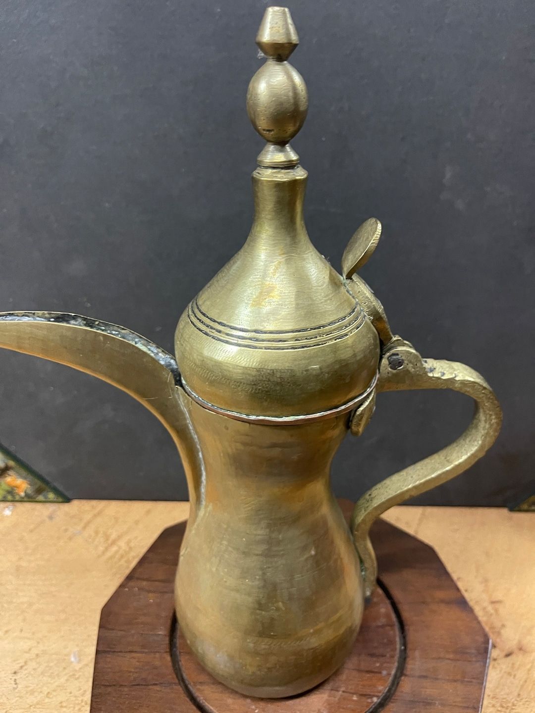 Antique Handmade Brass Dallah 12” - Etsy