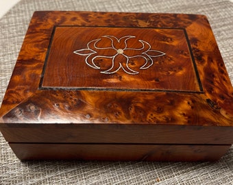 Handmade Wooden Box, Combination of Olive, Ash and Black Mulberry Wood ...