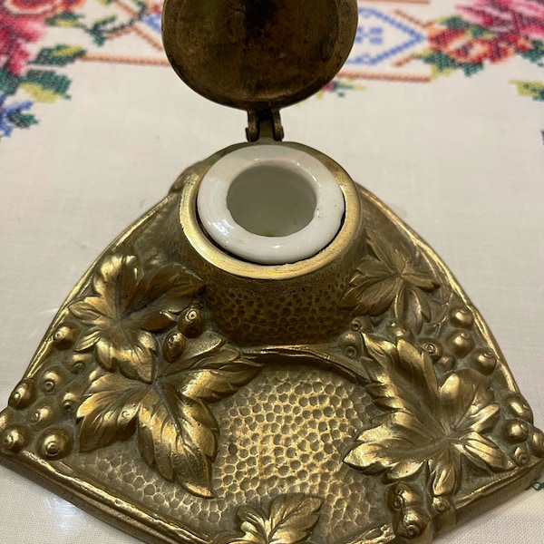 Brass Inkwells - Etsy