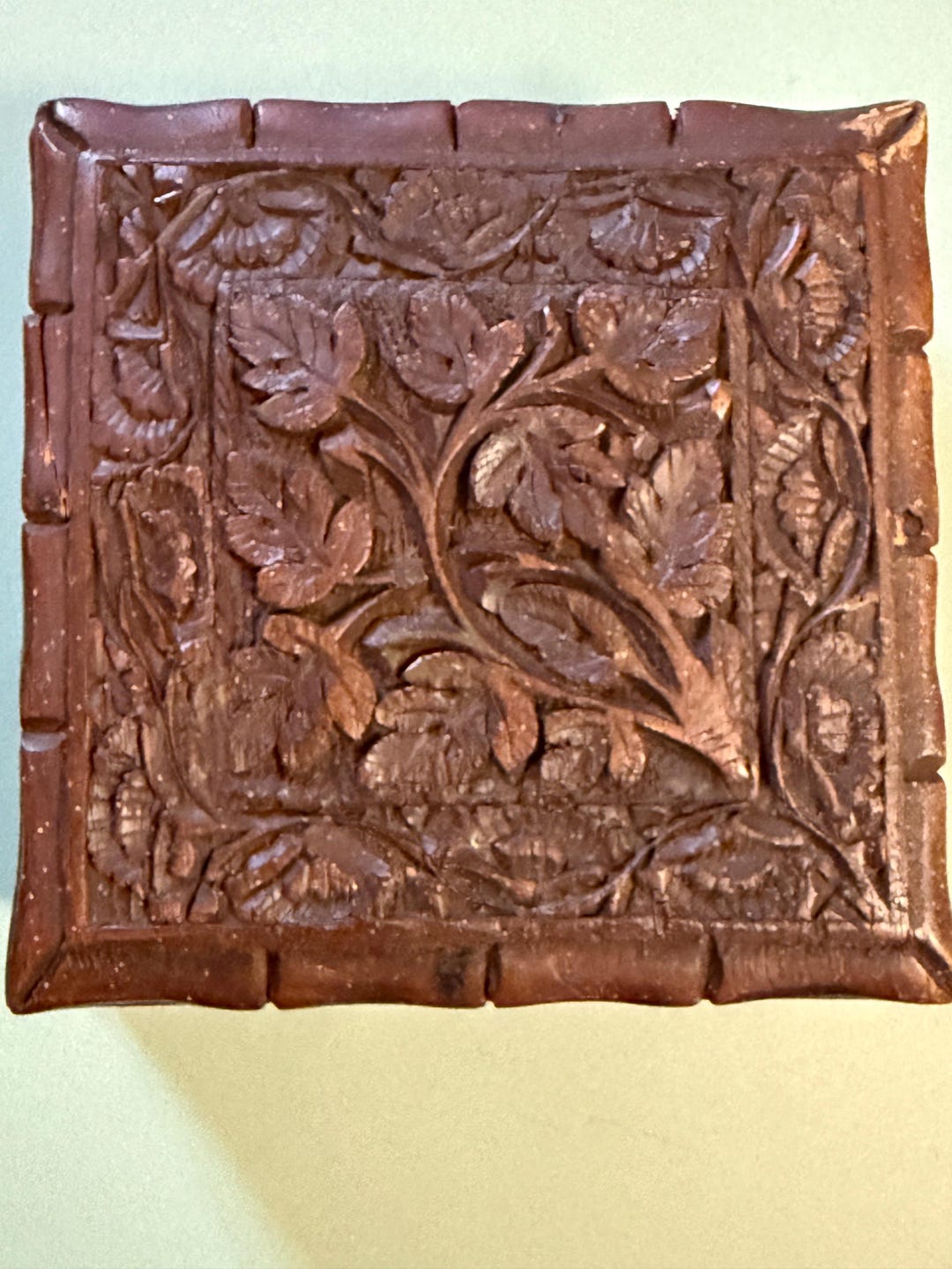 Antique Wooden Small Puzzle Box - Etsy