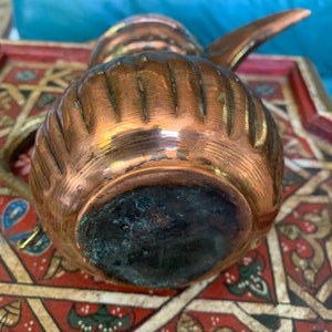 Vintage Arabic Copper Pitcher With Handle 8” #19# - Etsy