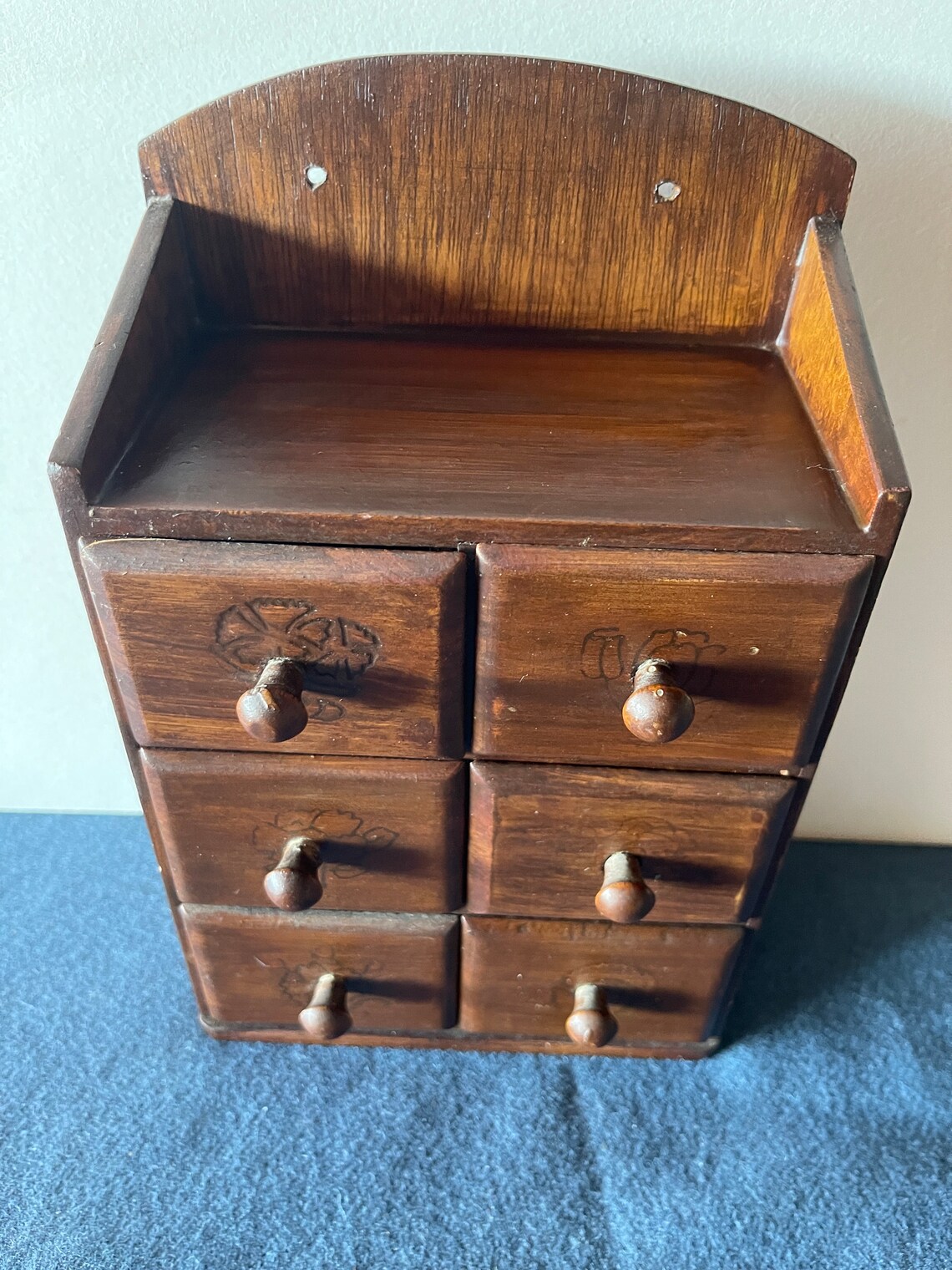 Vintage Wooden Small Drawers - Etsy