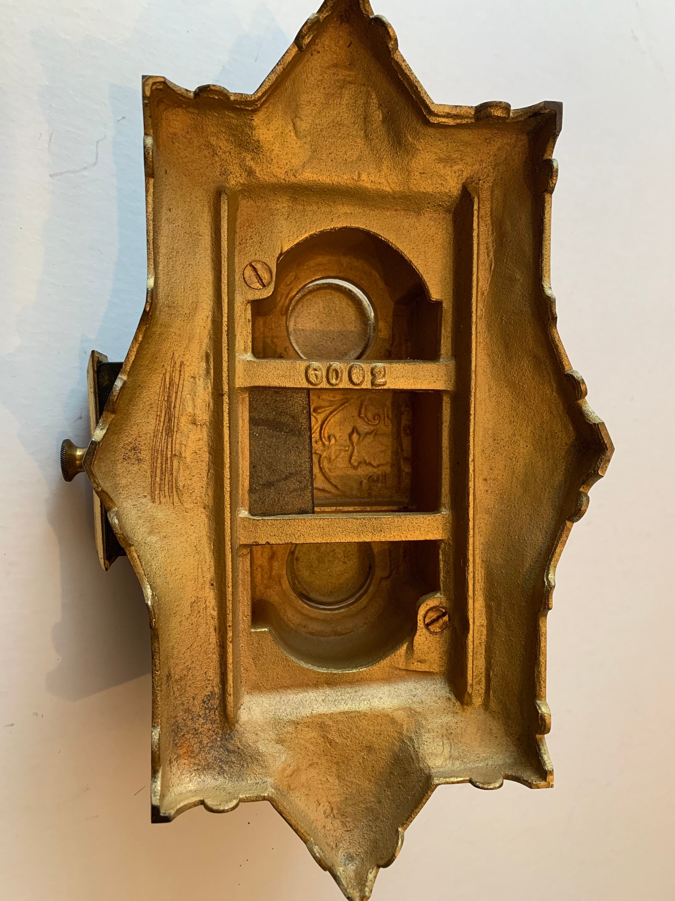 Bradley & Hubbard Gold Colored Inkwell Stand With Drawer - Etsy