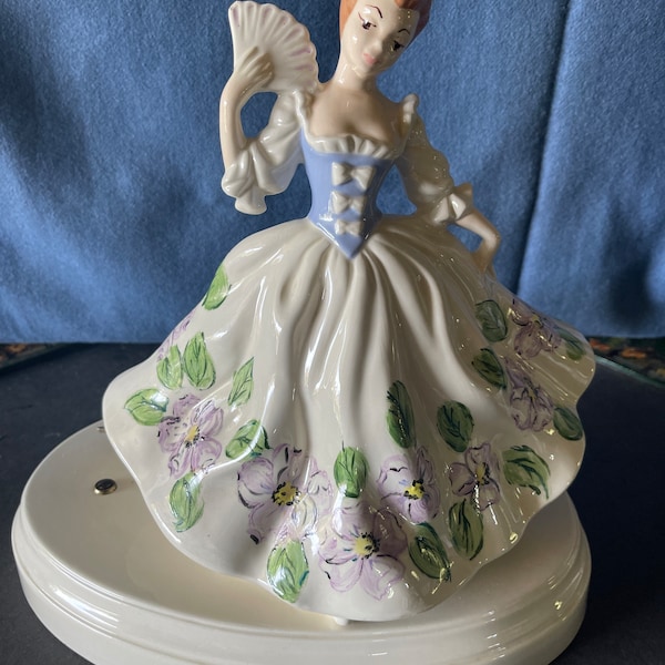 Porcelain Lady Music Box - Etsy