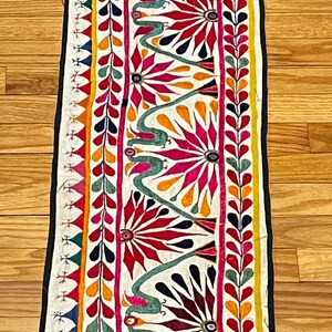 Beautiful Handmade Vintage Floral Multi Color Embroidered Trim for ...