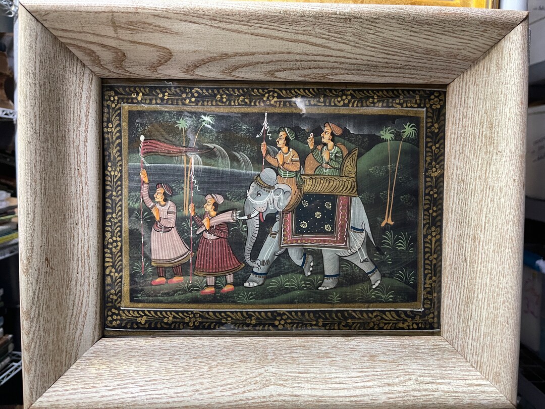 Indian Traditional Hand Painting on Silk - Etsy