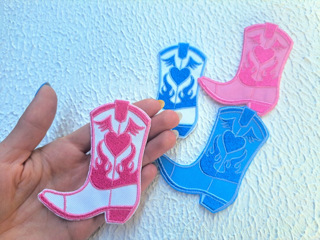 Cowgirl Boot Patch. Cowboy Boot. Western Boot. Preppy - Etsy