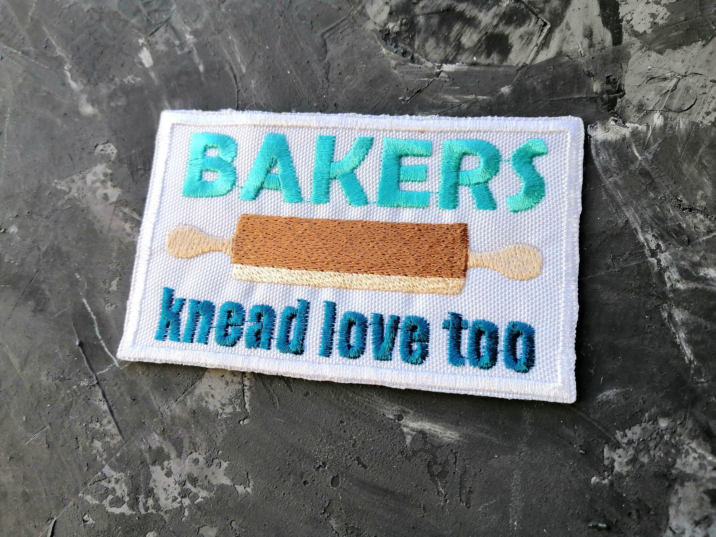 Embroidered patch with hook and loop fasteners or Iron on | Etsy