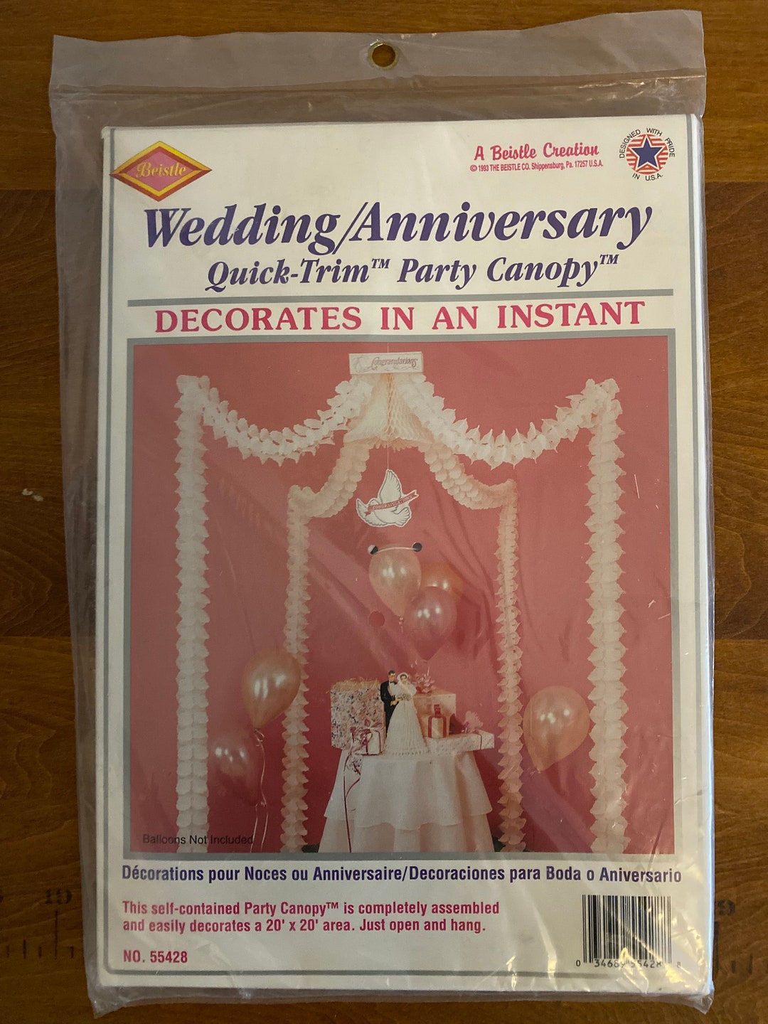 Vintage 90s Shower Bridal Baby Party Decorations Canopy - Etsy