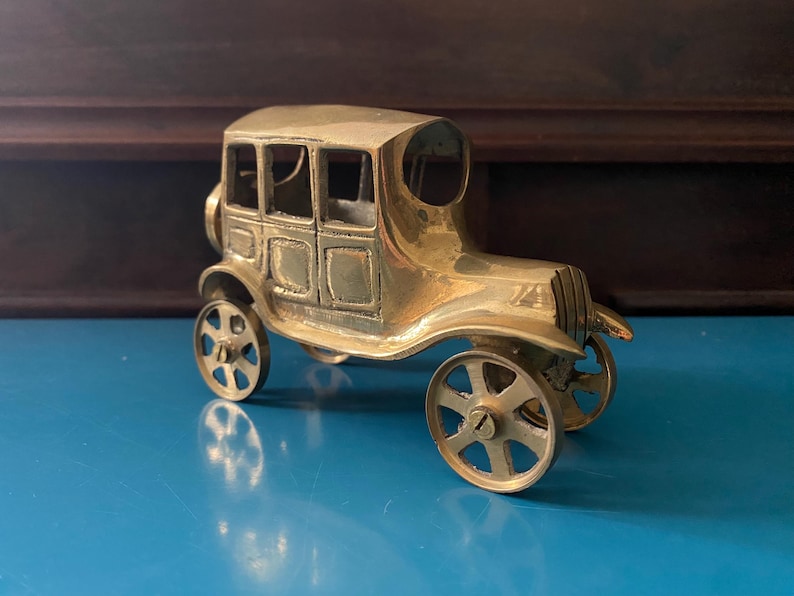 Vintage Brass Decorative Model-t Car Automobile - Etsy