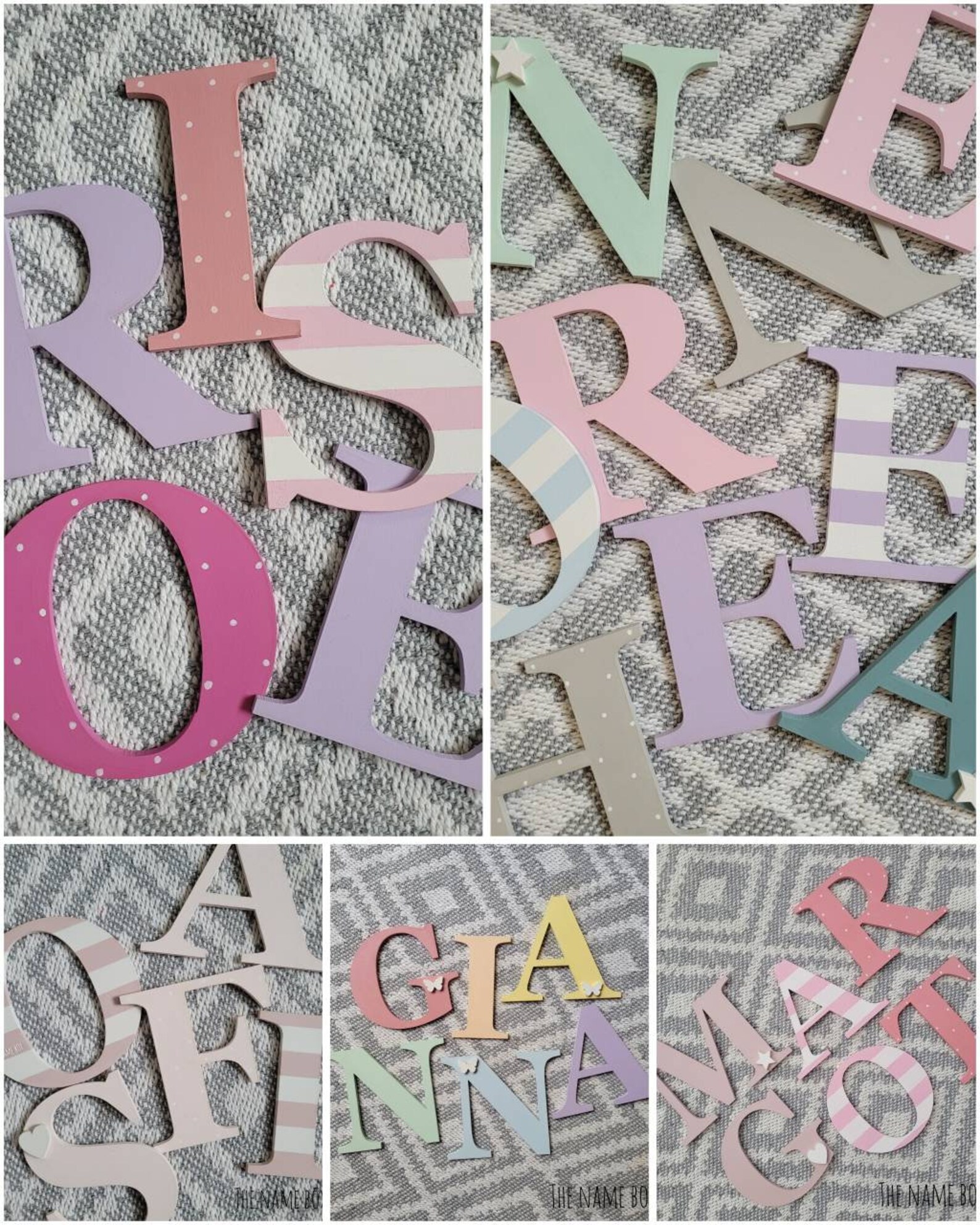 Personalised Children's Wall Letters Toy Box Name - Etsy UK