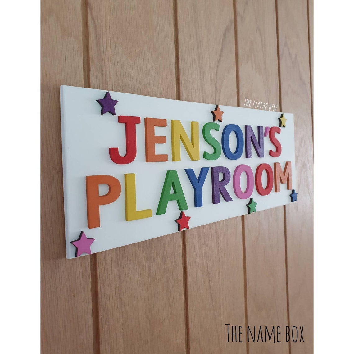 Playroom sign childrens playroom door sign kids colourful | Etsy