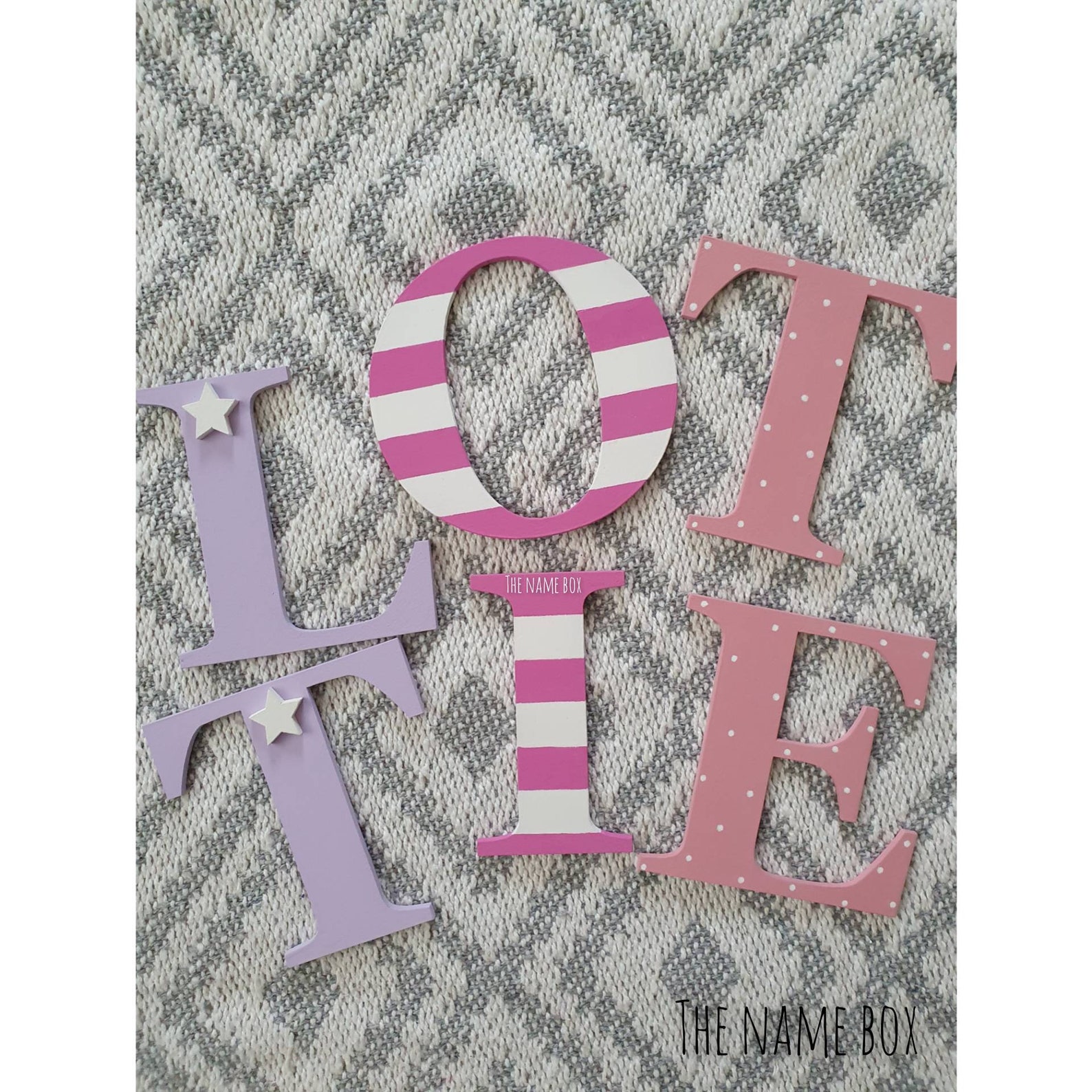 Personalised Children's Wall Letters Toy Box Name - Etsy UK