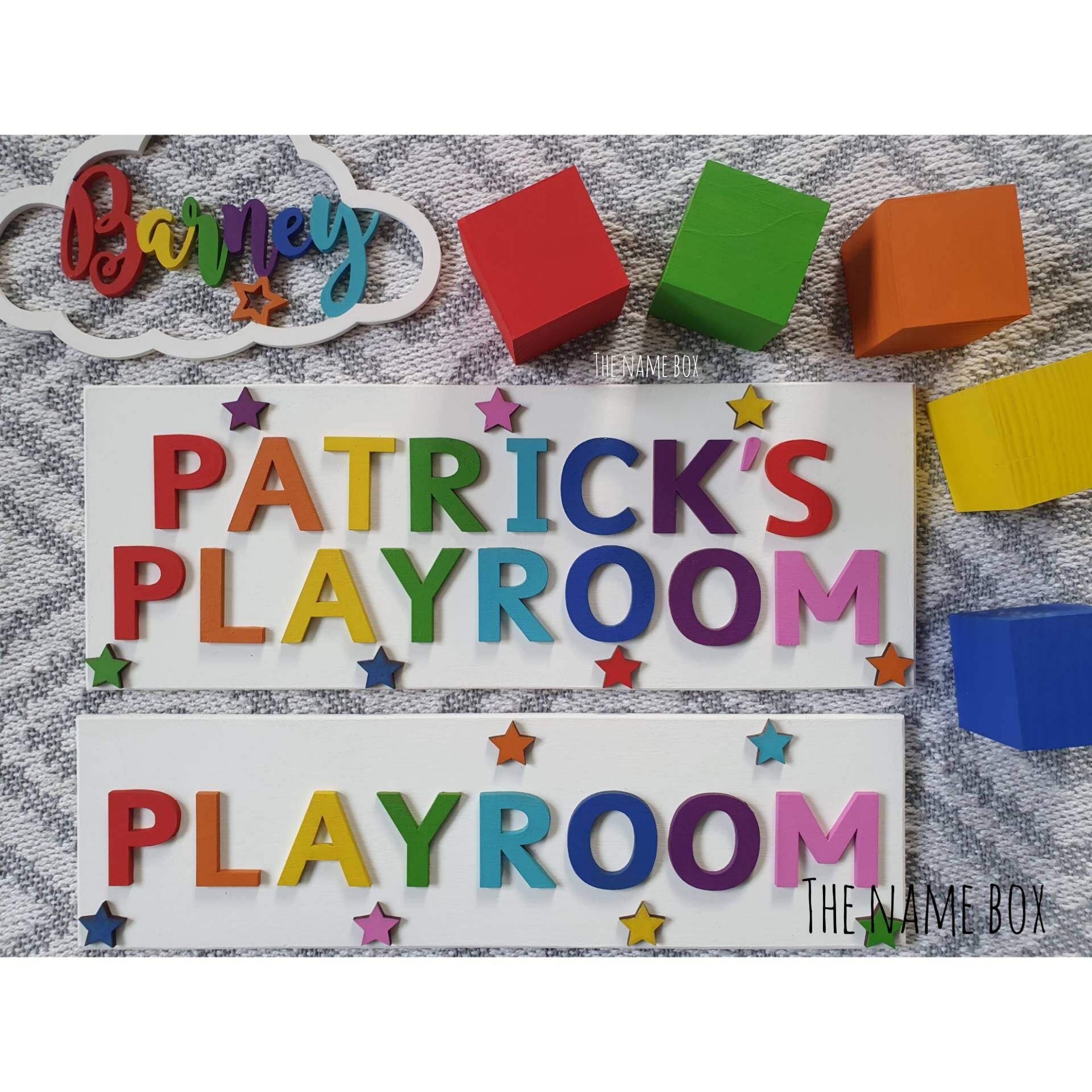 Playroom Sign Childrens Playroom Door Sign Kids Colourful - Etsy UK