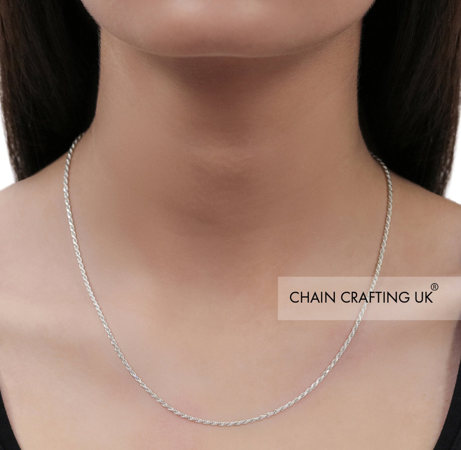 925 Sterling Silver Rope 1.8mm Chain Necklace 18 20 22 24 26 - Etsy