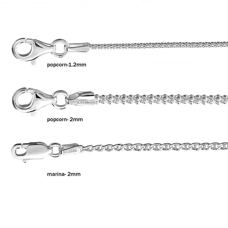 925 Sterling Silver Curb Rope Figaro Belcher Box Chain - Etsy UK