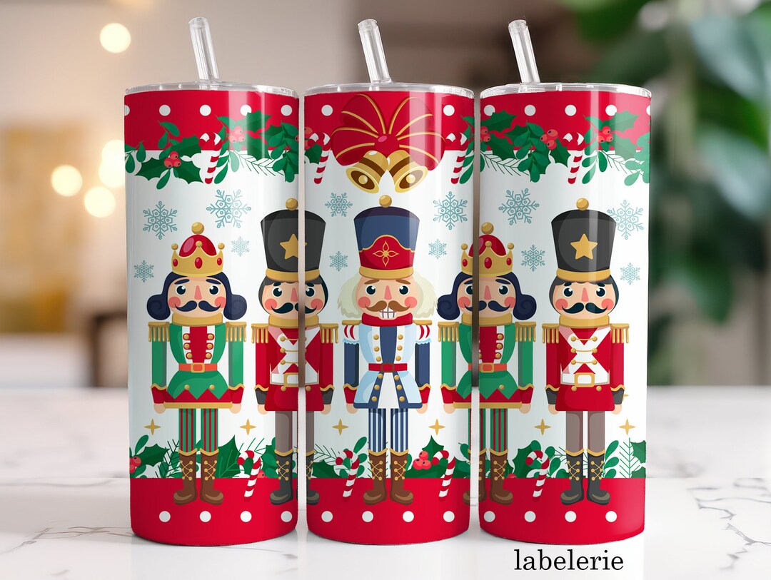 Nutcracker Tumbler Wrap PNG Classic Christmas Tumbler Wrap - Etsy