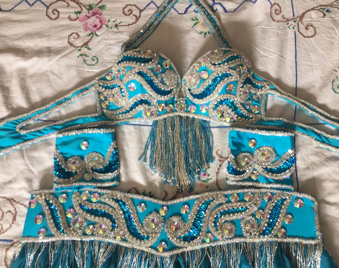 Professional Belly Dance Costume From Egypt BELLYDANCE Custom - Etsy
