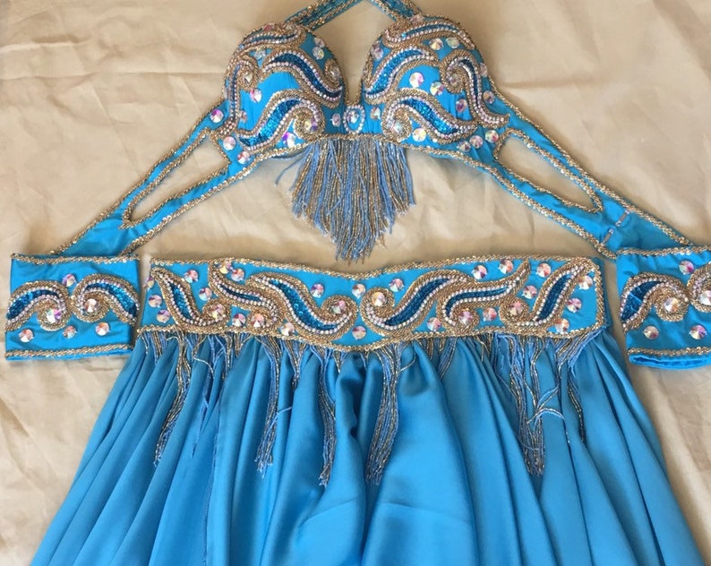 Professional Belly Dance Costume From Egypt BELLYDANCE Custom | Etsy