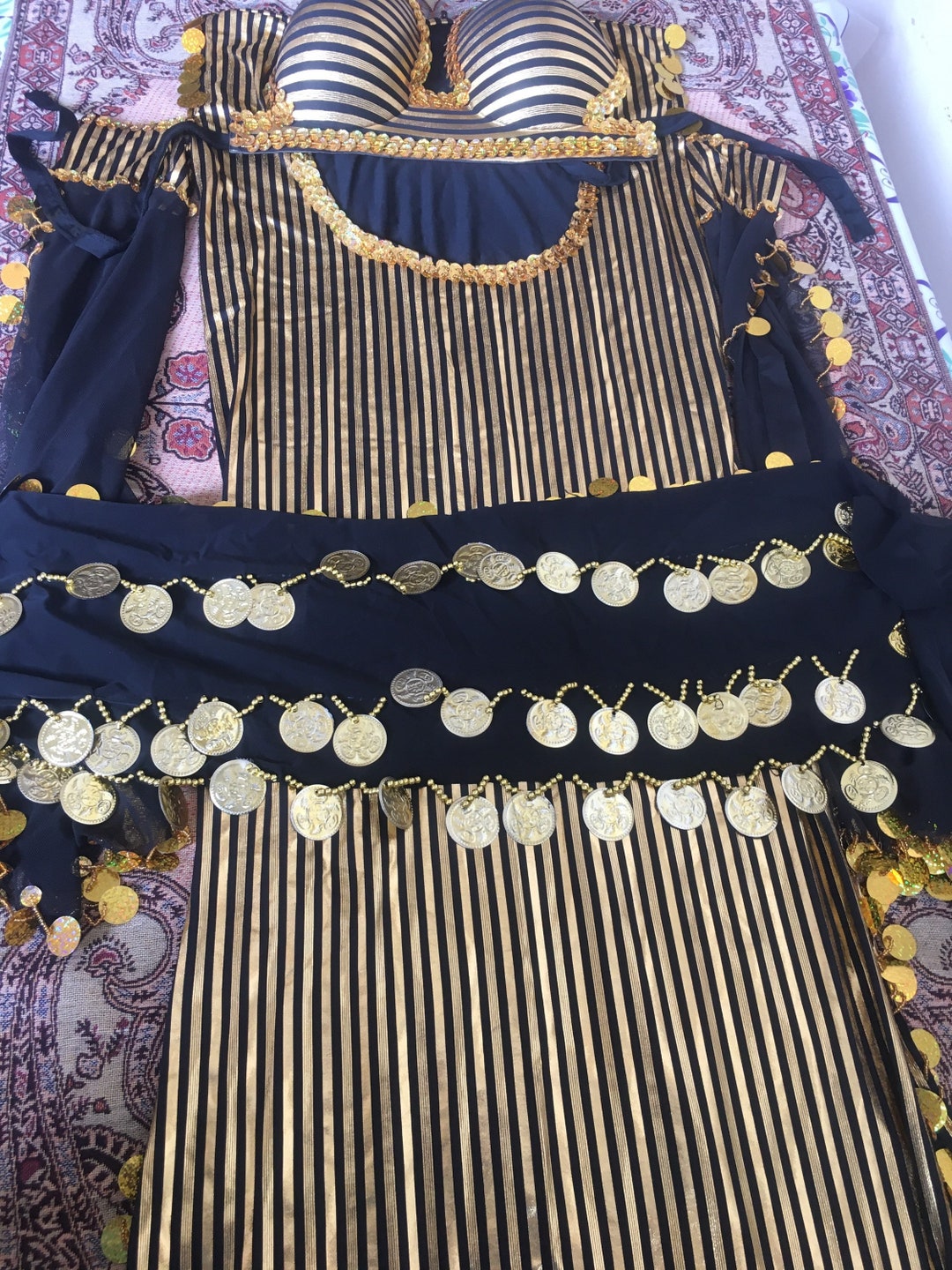 Egyptian Belly Dance Costume Saidi Dress Baladi Galabia - Etsy