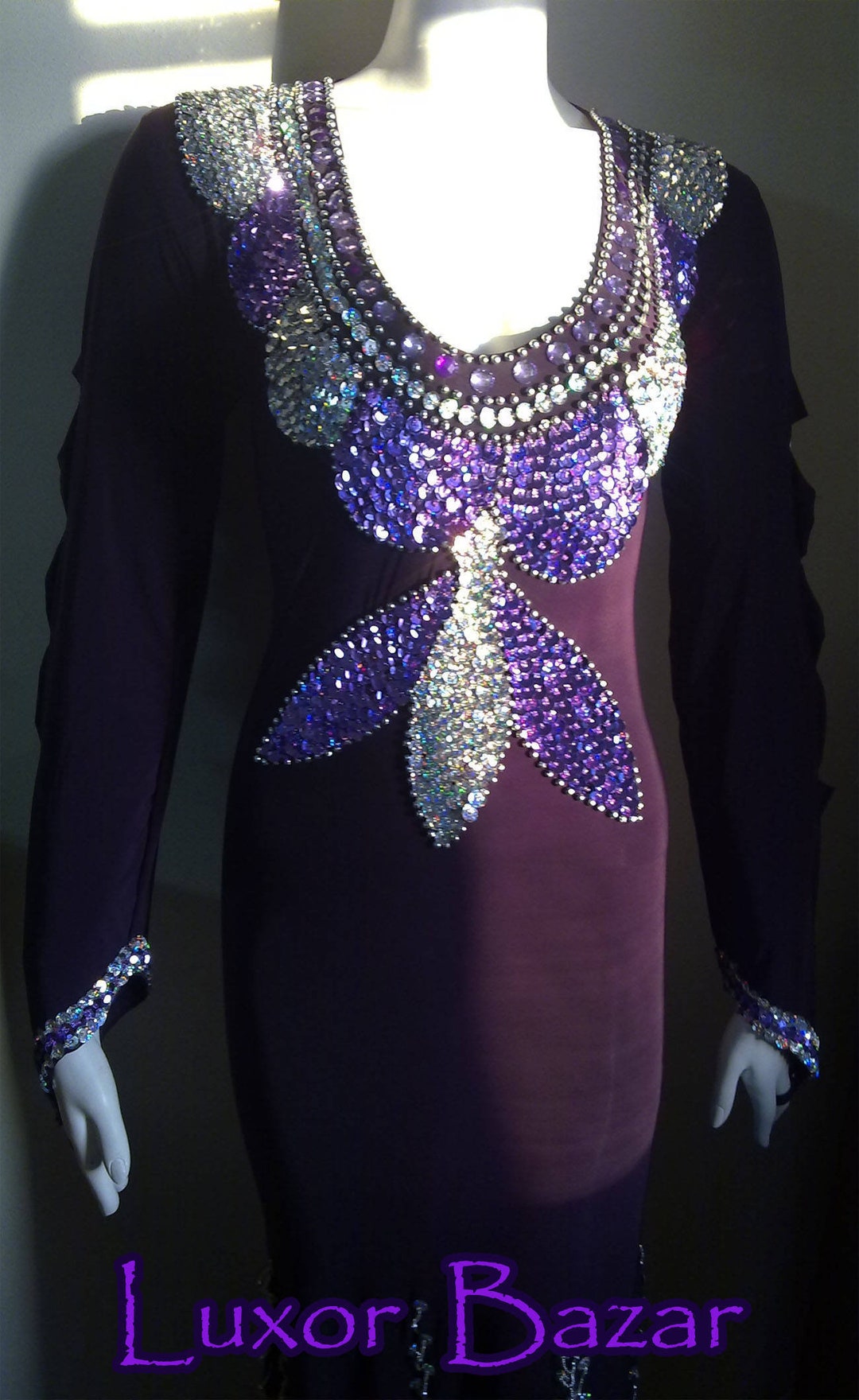 New Egyptian Belly Dance Costume Saidi Dress Baladi Galabeya - Etsy