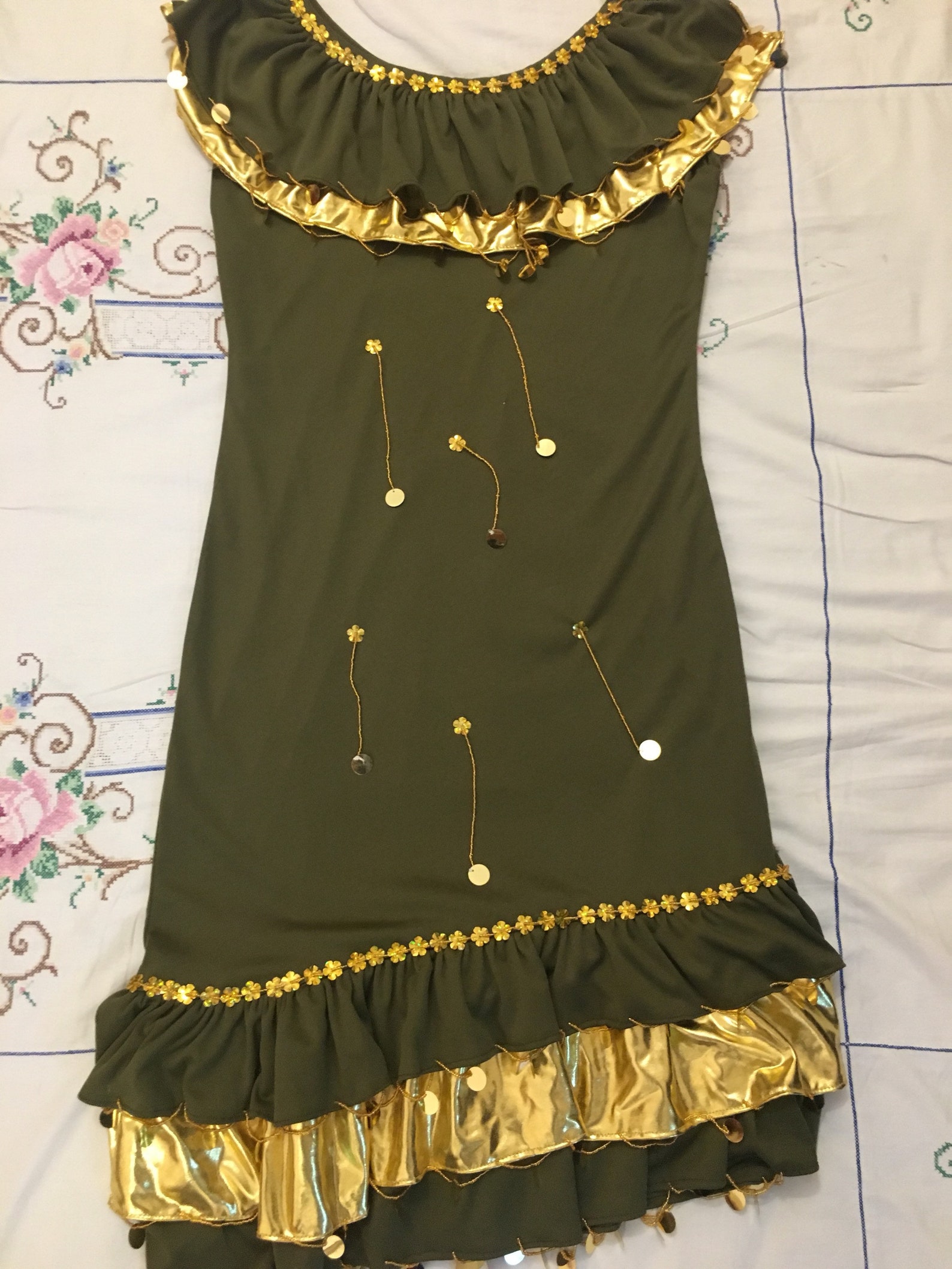 Egyptian Belly Dance Dress Saidi Costumebaladi Galabeya - Etsy