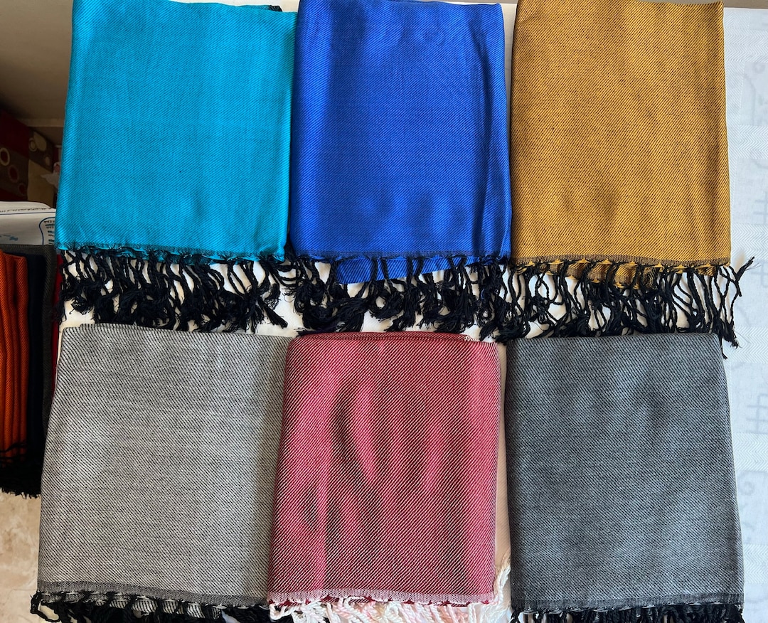 Egyptian Handmade Rectangular Shawl / Scarf for Both Men and Women ...