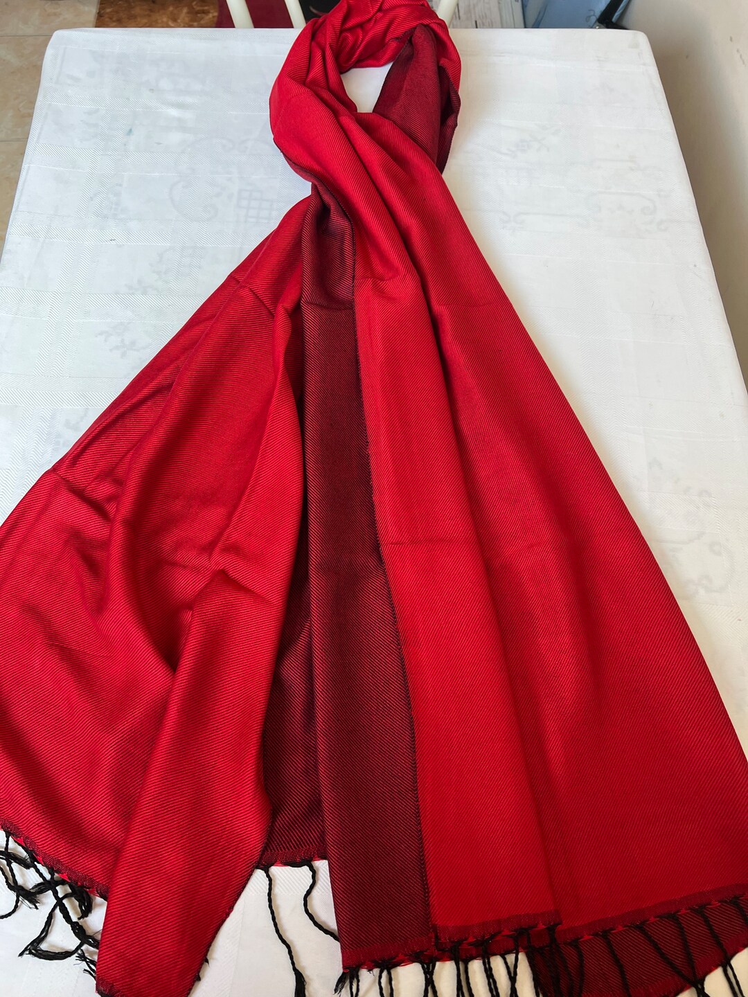 Egyptian Handmade Rectangular Shawl / Scarf for Both Men and Women ...