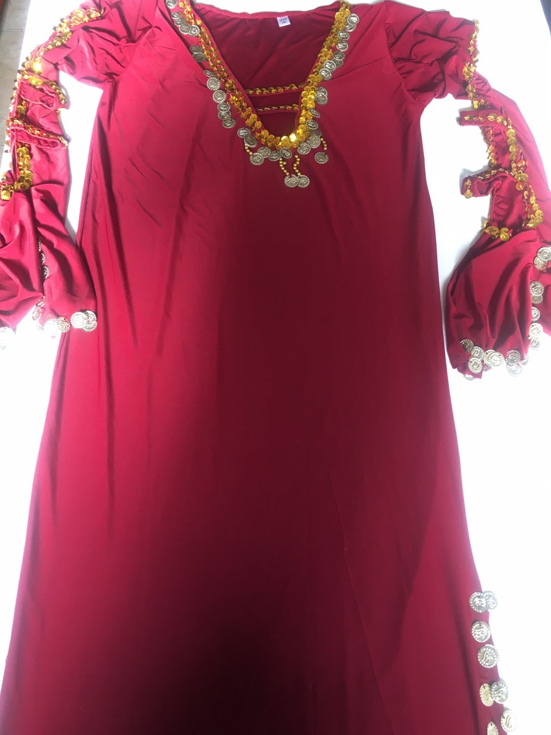 Egyptian Belly Dance Dress Saidi Costumebaladi Galabeya | Etsy