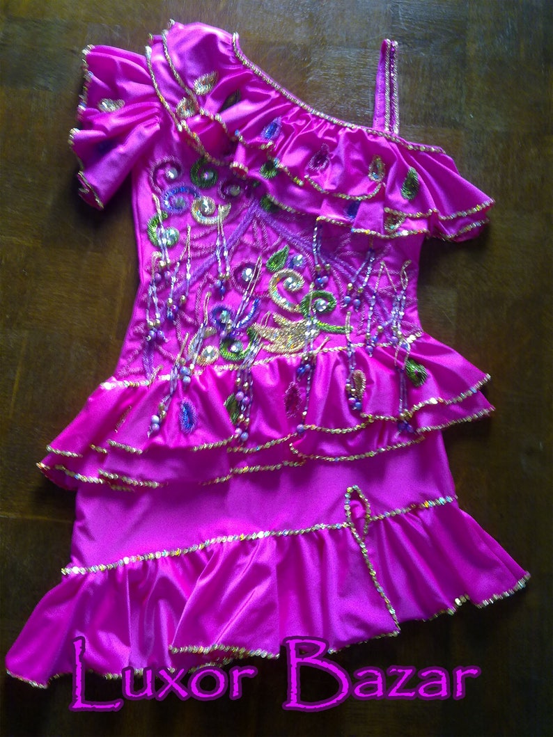 Sexy Egyptian Professional Belly Dance Costume Short Etsy