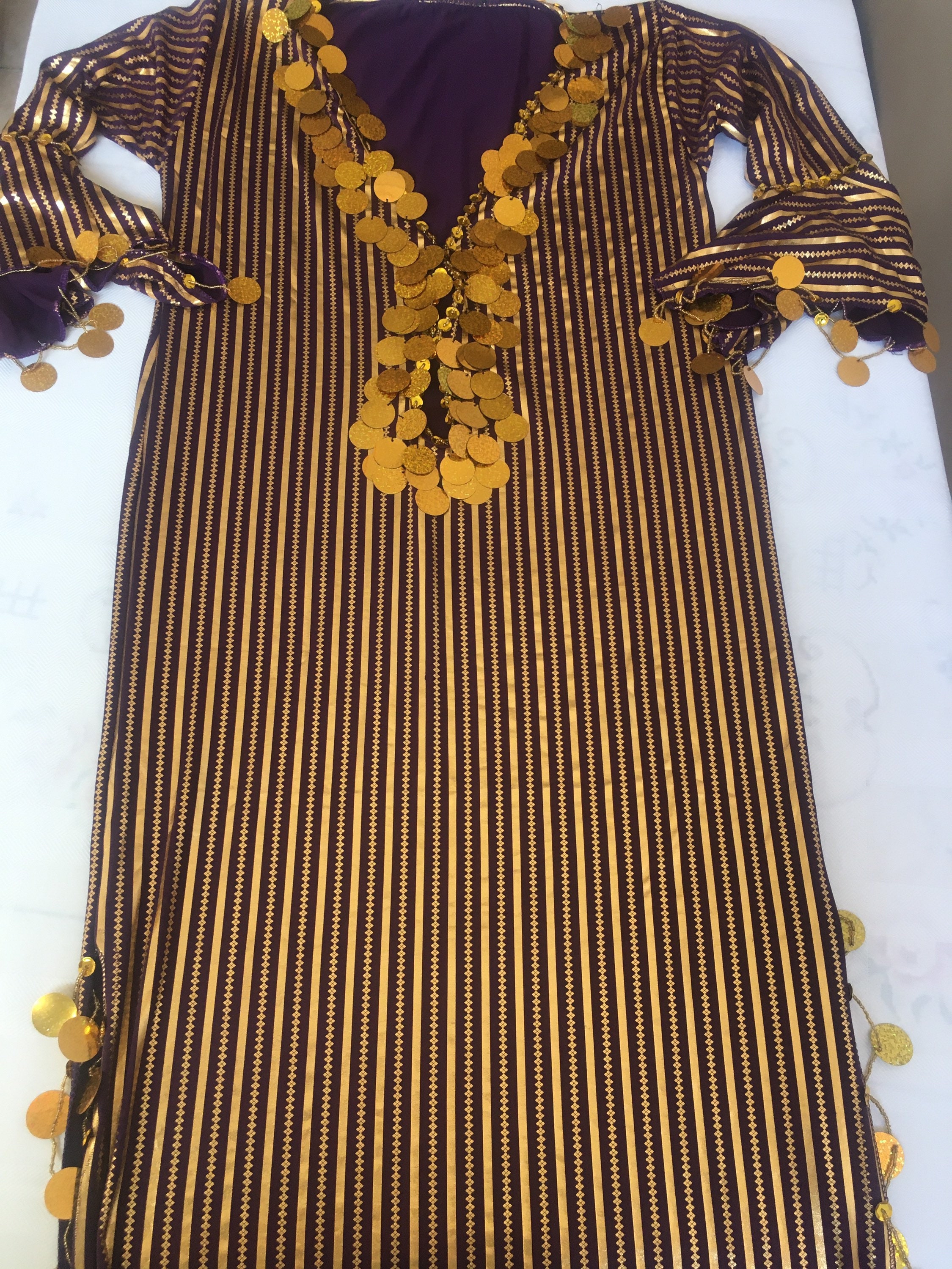 Egyptian New Belly Dance Dress Saidi Belly Dance | Etsy