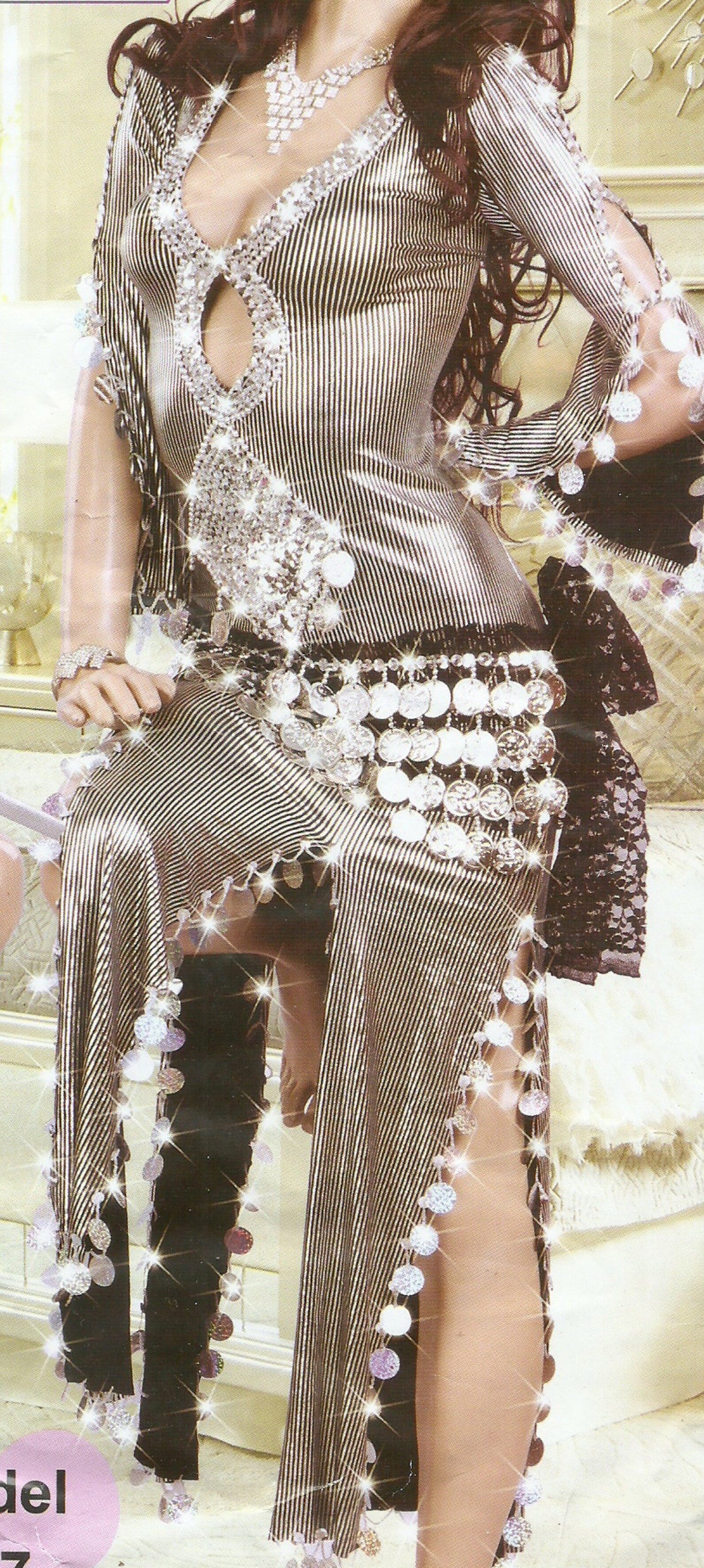 Egyptian New Belly Dance Dress Saidi Belly Dance | Etsy